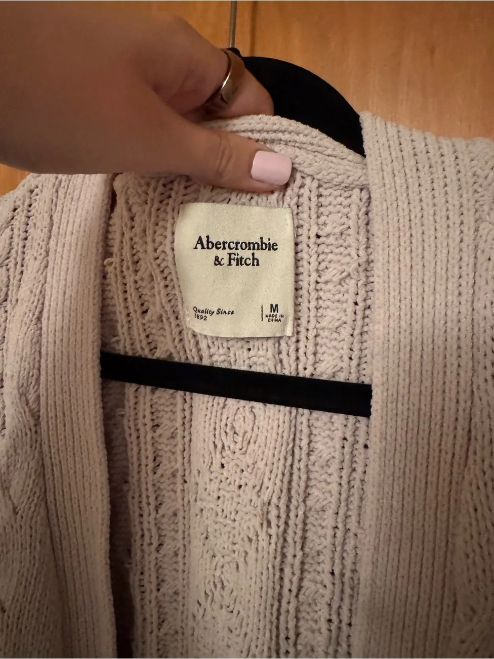 Abercrombie & Fitch | Sweaters | Abercrombie Fitch Cream Cable Knit ...